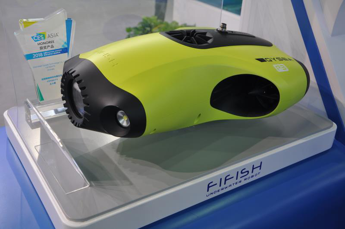 FIFISH P3水下机器人全球发货 鳍源科技携新品亮相CES_特种机器人_行业资讯_资讯_无人系统网_专业性的无人系统网络平台